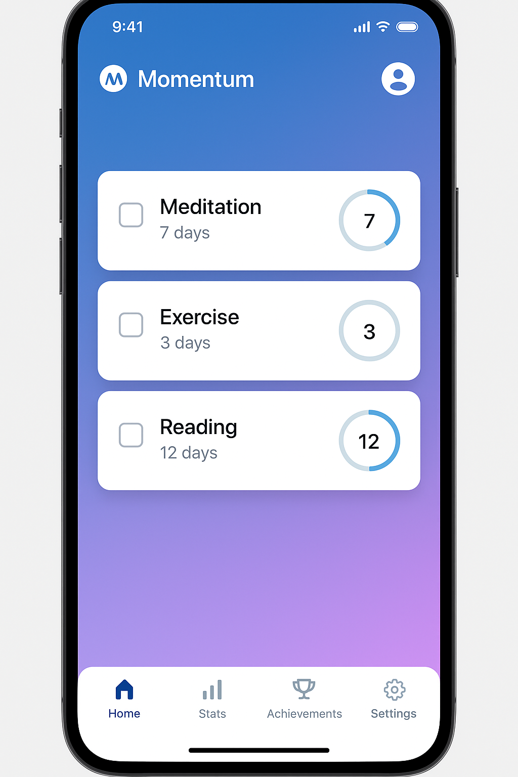 Momentum - Build Better Habits